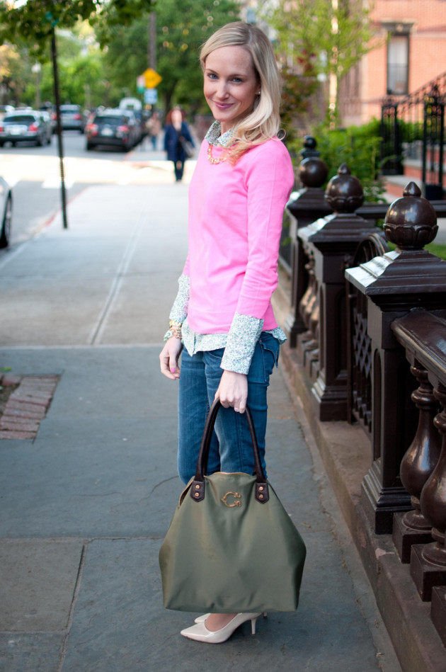 Hot Pinks, Florals and Monograms