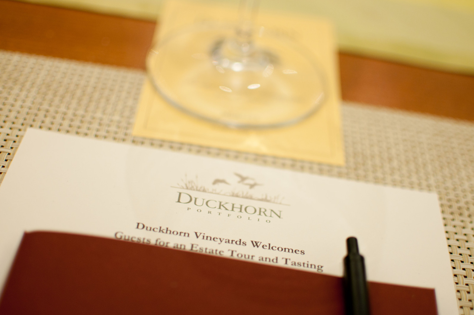 Duckhorn Vineyards, Napa: Stripes, Hot Pink and Turquoise
