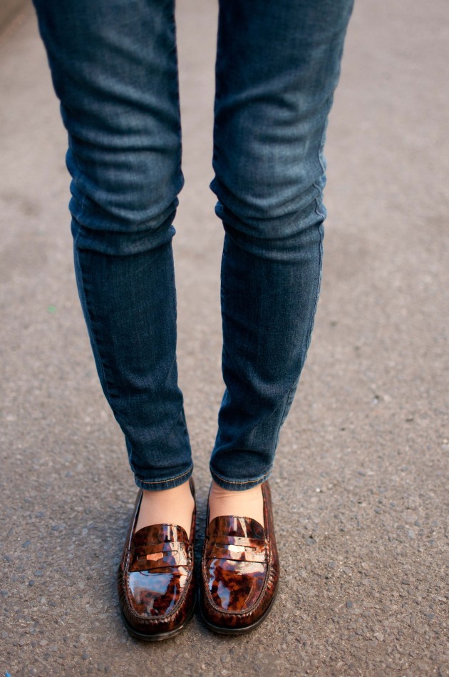 Preppin' it in Union Square: Yellow Stripes, Tortoise Penny Loafers and ...