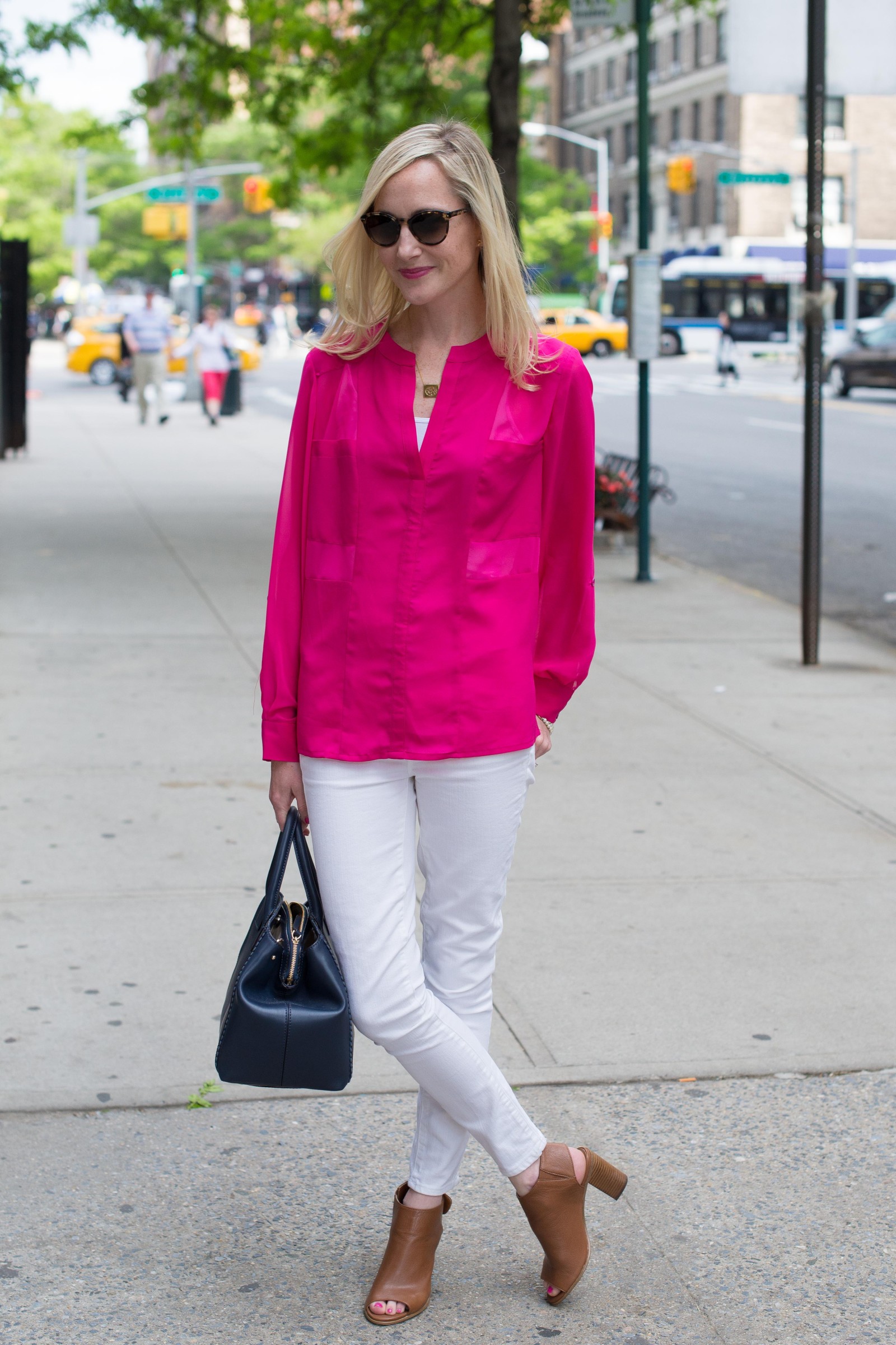 August Silk's Washable Tops for Chilly Morning and Evening