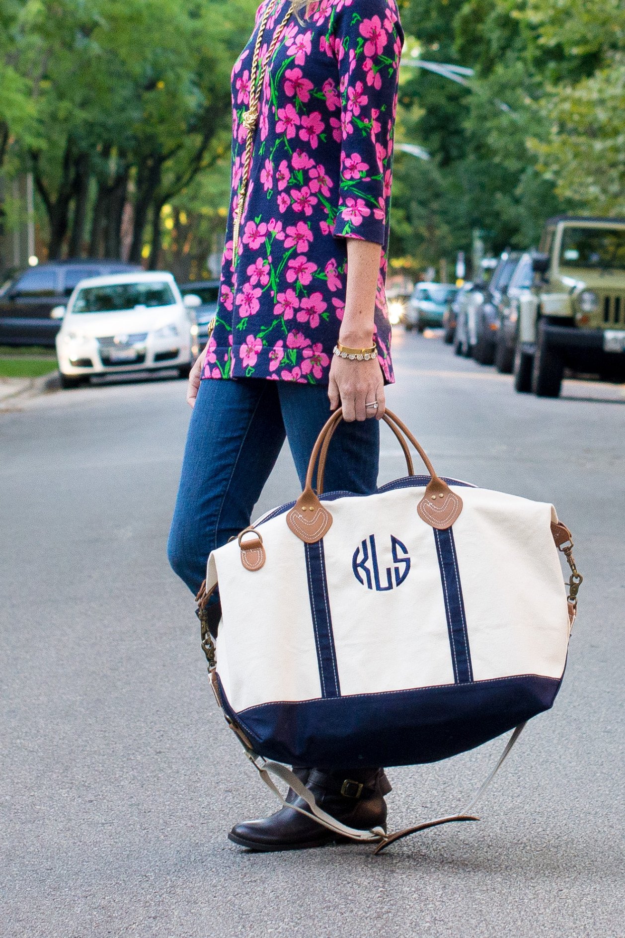 The Monogrammed Duffle Bag