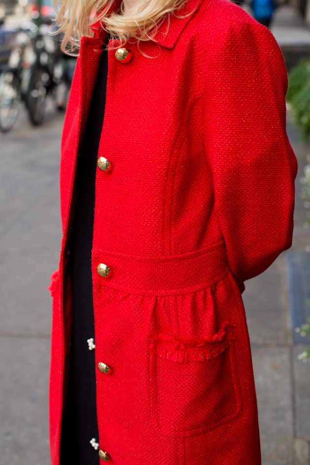 Little Red Coat in NYC