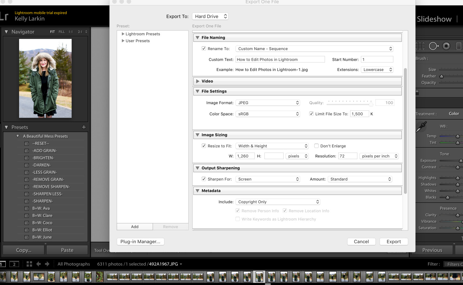 How I Edit Photos in Lightroom