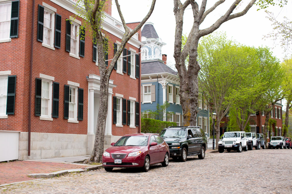 Evening Stroll down Main Street in Nantucket