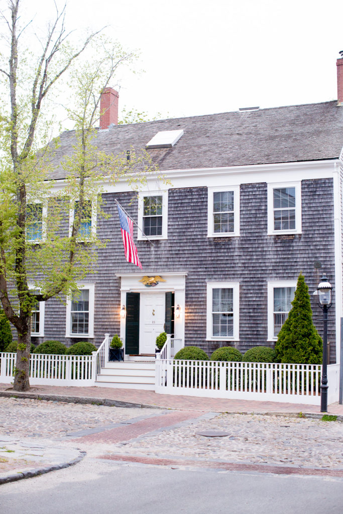 Evening Stroll down Main Street in Nantucket