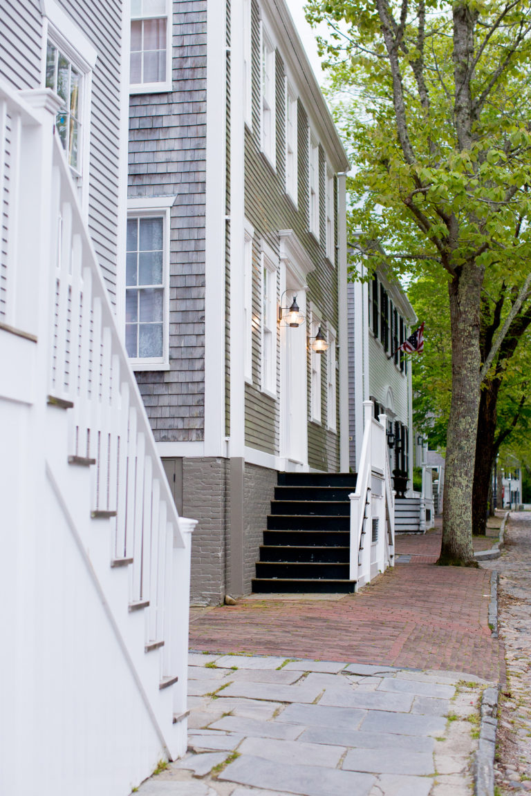 Evening Stroll down Main Street in Nantucket