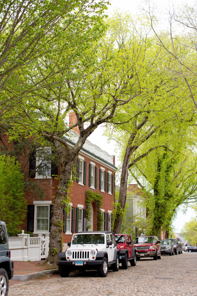 Evening Stroll down Main Street in Nantucket