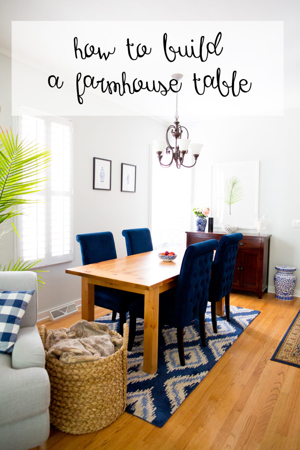 How to Build a Farmhouse Table