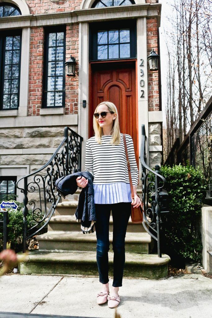 Pleated Top in Stock - English Factory | Kelly in the City