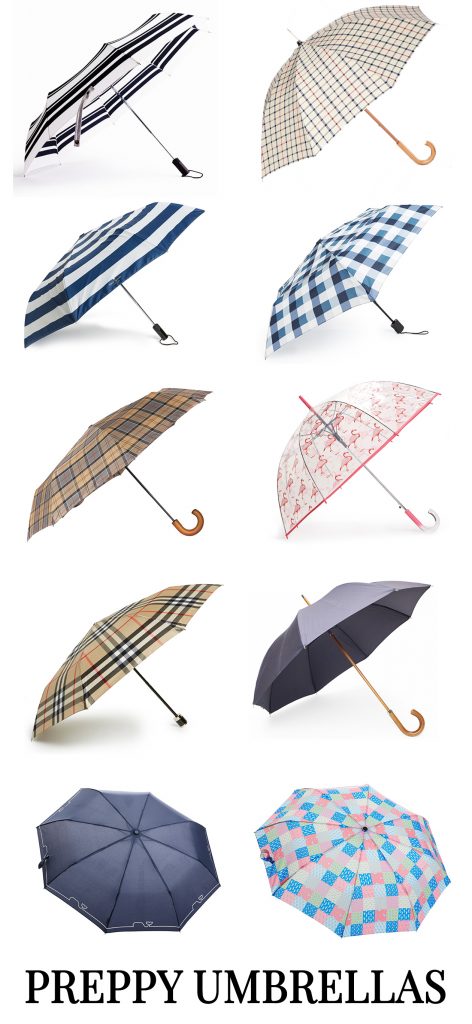 My Favorite Preppy Umbrellas by Kelly Larkin | Kelly in the City