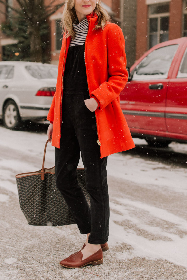 Velvet Overalls & How To Style Them | Kelly Larkin of Kelly In The City