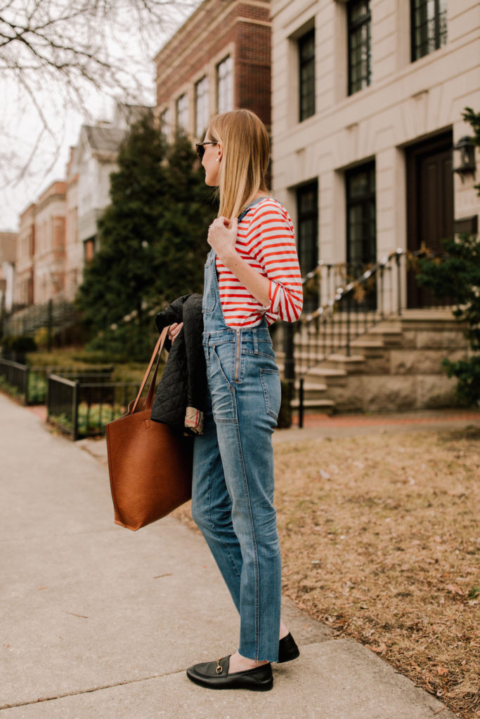 Lincoln Park Stroll In Madewell Overalls - Kelly in the City