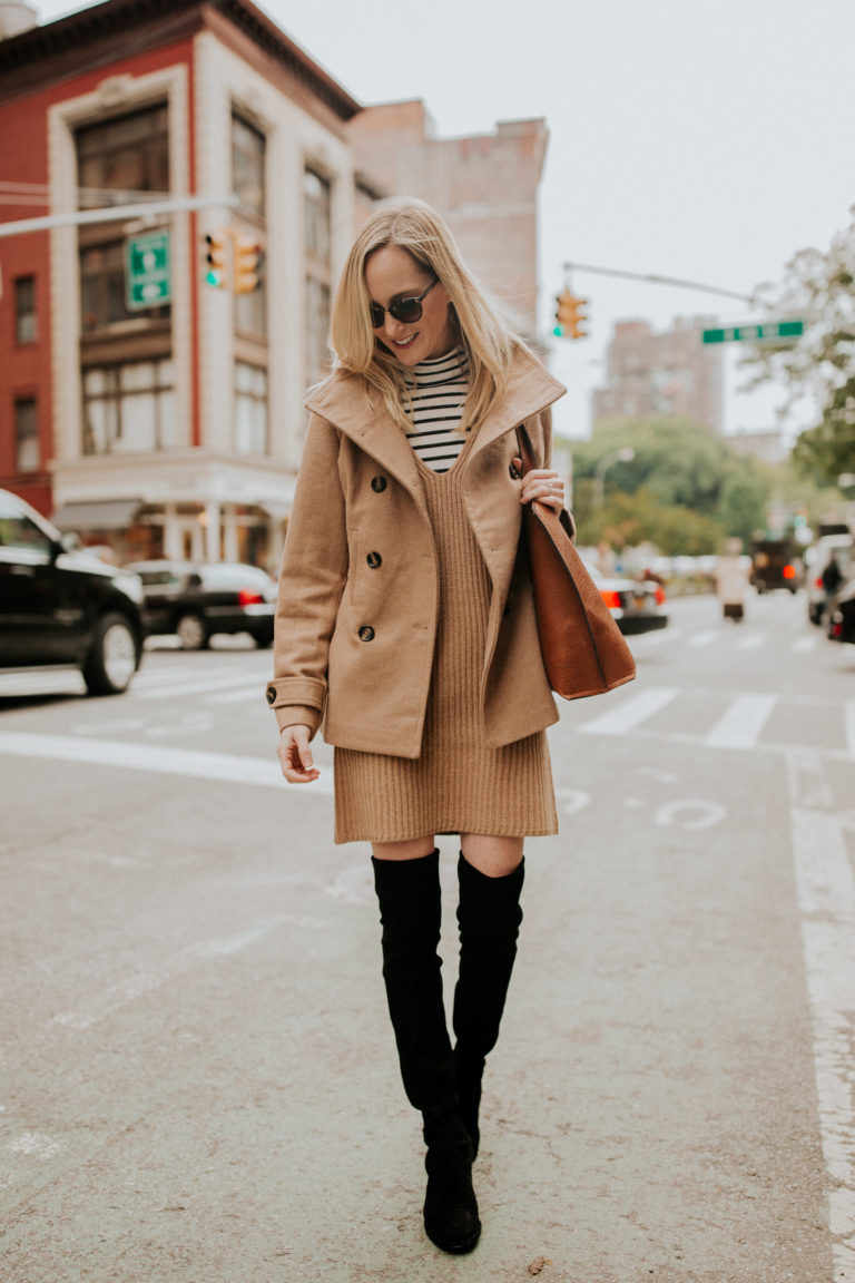 The $38 Camel Peacoat You Need This Fall | Kelly in the City