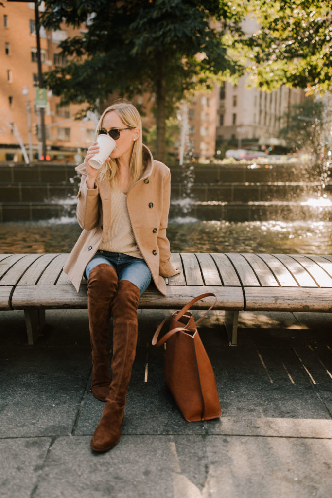 The $38 Camel Peacoat You Need This Fall | Kelly in the City