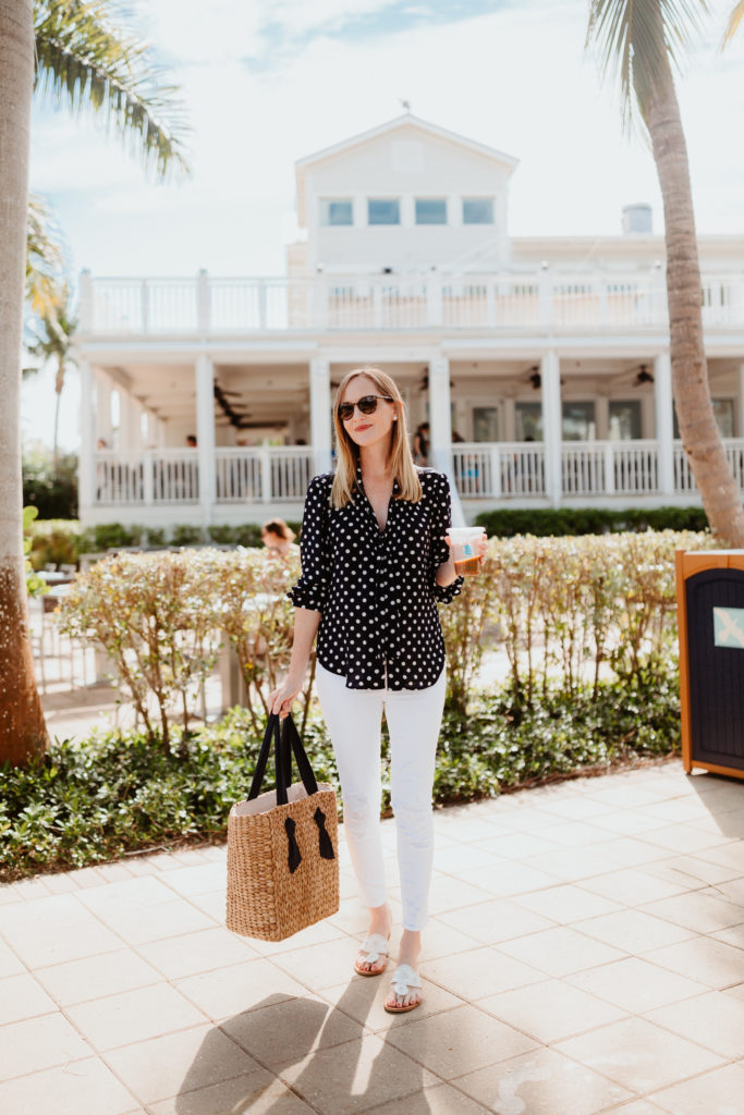 The Best Preppy Navy Polka Dot Finds | Kelly in the City
