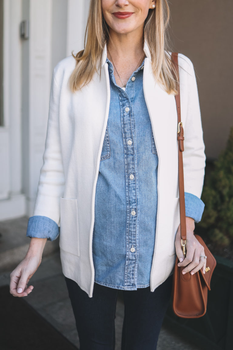 J.Crew Sophie Sweater Blazer & My Most-Worn Outfit | Kelly in the City