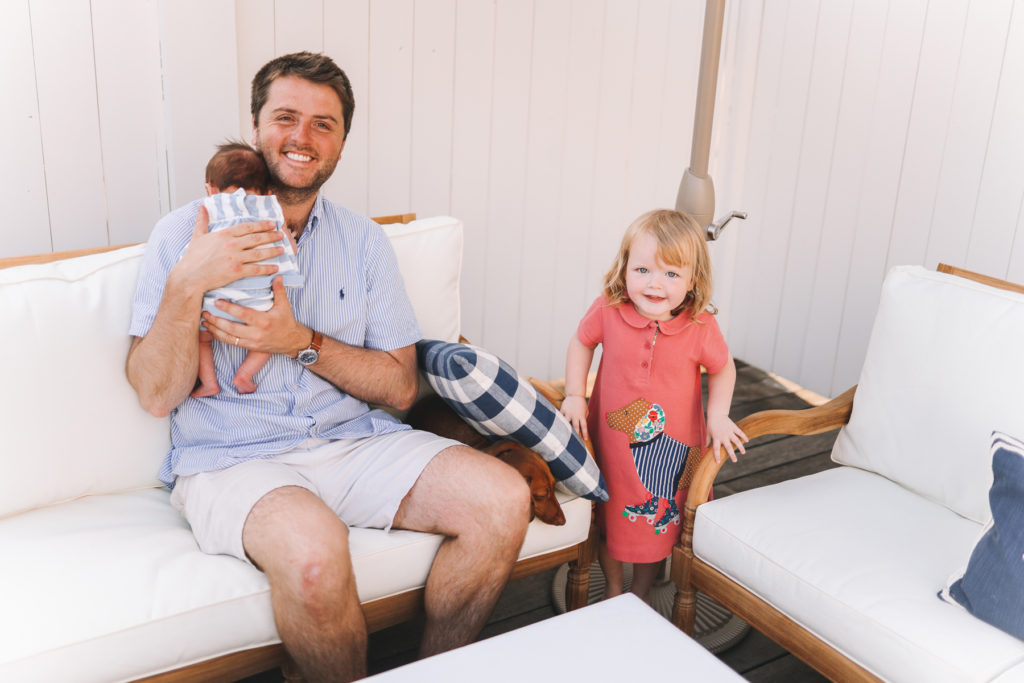 Preppy Deck in Progress - How To Decorate a Patio | Kelly in the City