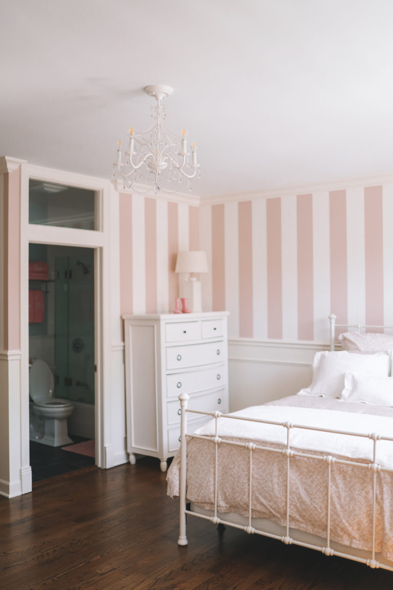 Preppy Girls Room Decor - Progress And Bedding Choices