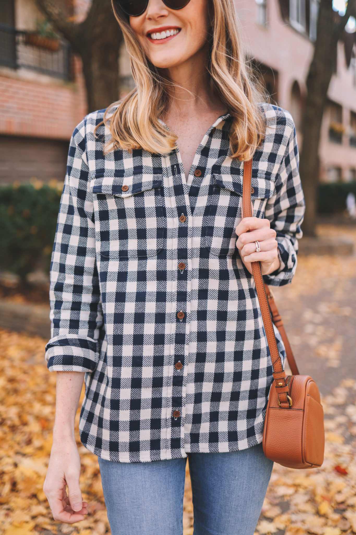 Buffalo Check Shirt Jacket | Kelly in the City | Lifestyle Blog