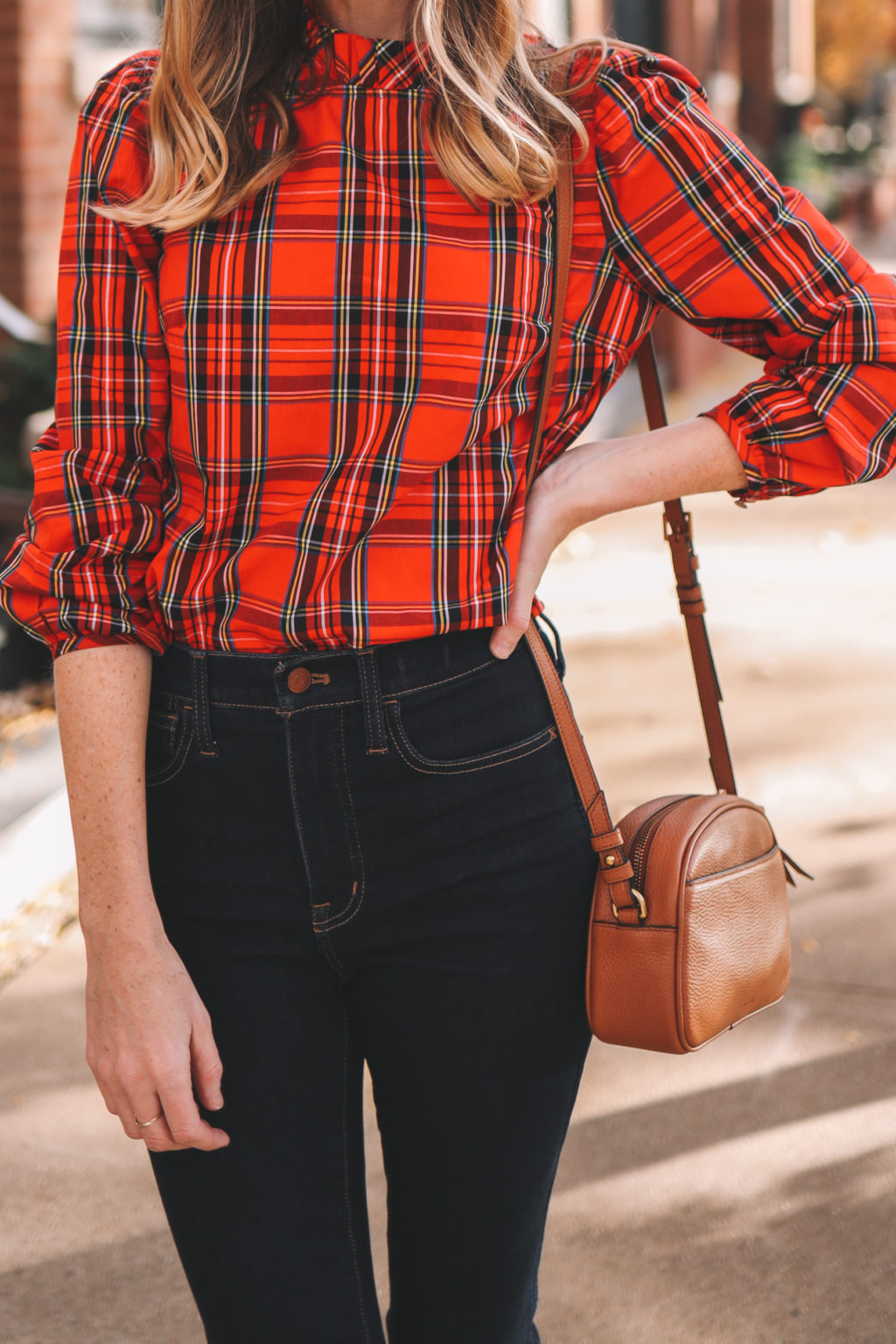 Tartan Ruffleneck Top | Kelly in the City | Lifestyle Blog