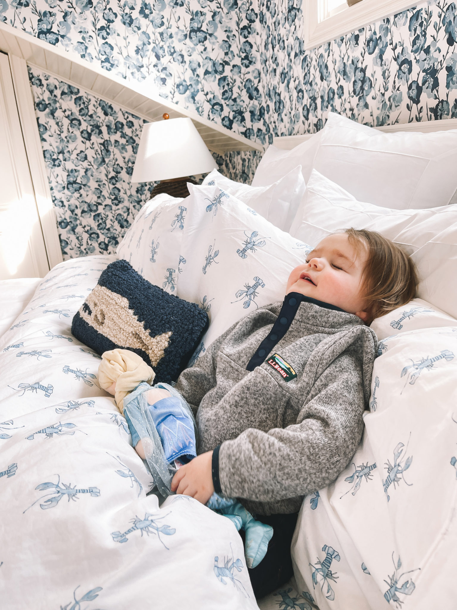 L.L.Bean x Sara Fitz Lobster Bedding | Kelly in the City
