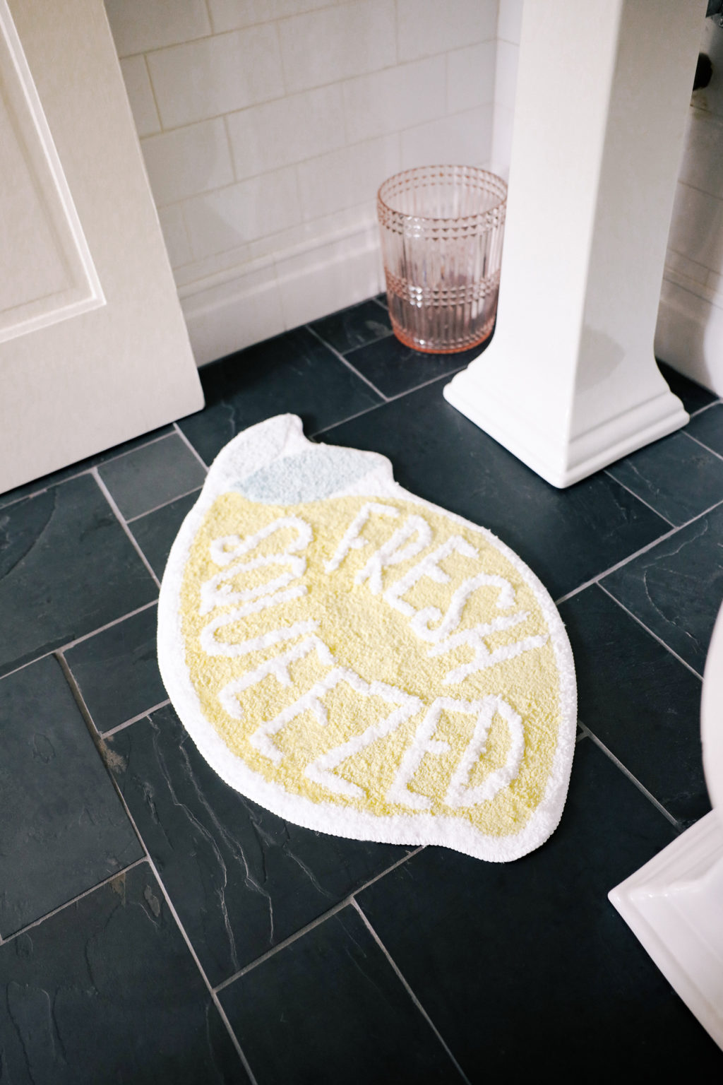 Lucy's Lemon Bathroom | Kelly in the City | Lifestyle Blog