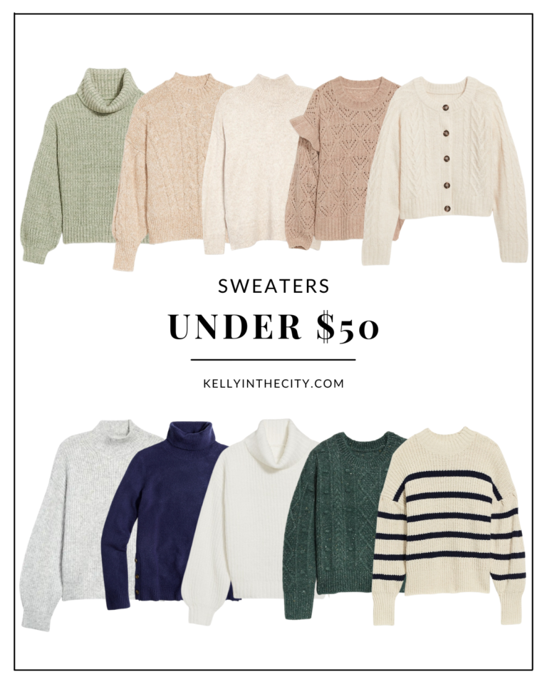 Sweaters Under $50 | Kelly in the City | Lifestyle Blog