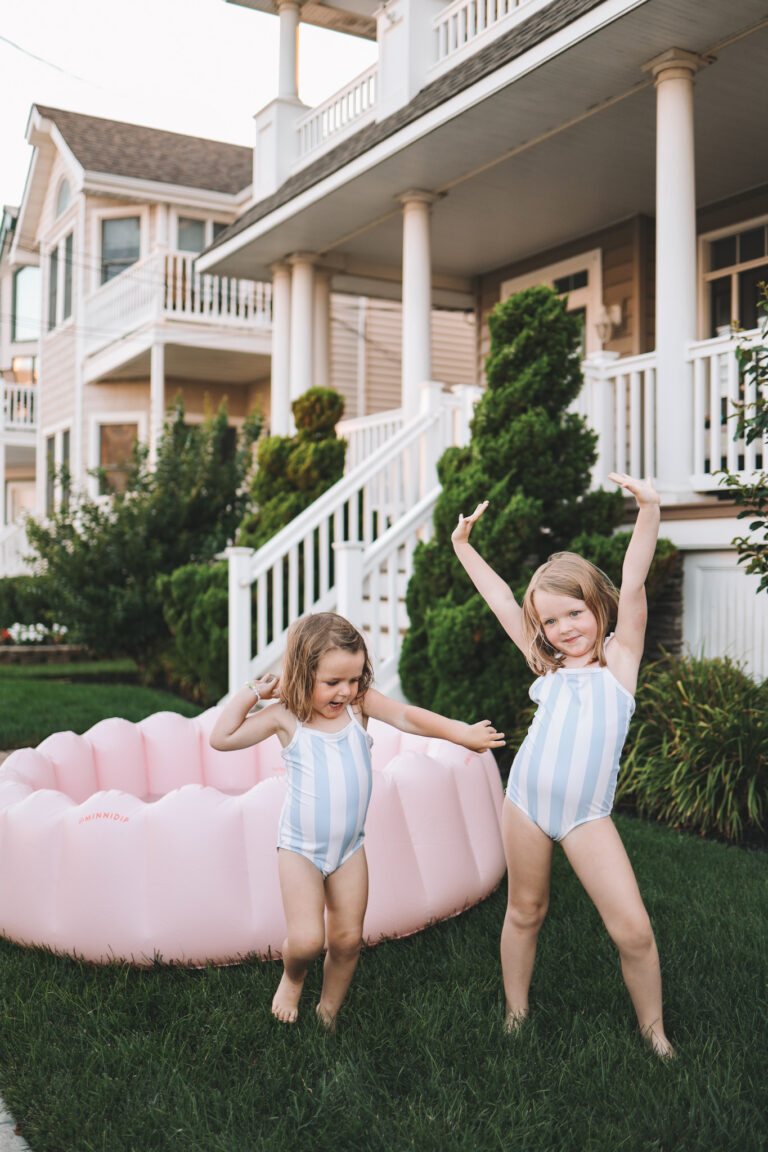 Pink Scalloped Kids' Pool | Kelly in the City | Lifestyle Blog