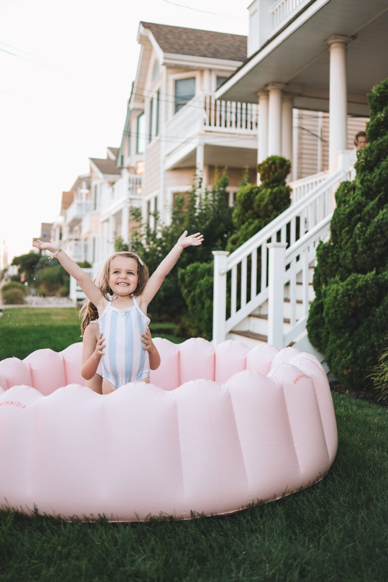Pink Scalloped Kids' Pool | Kelly in the City | Lifestyle Blog