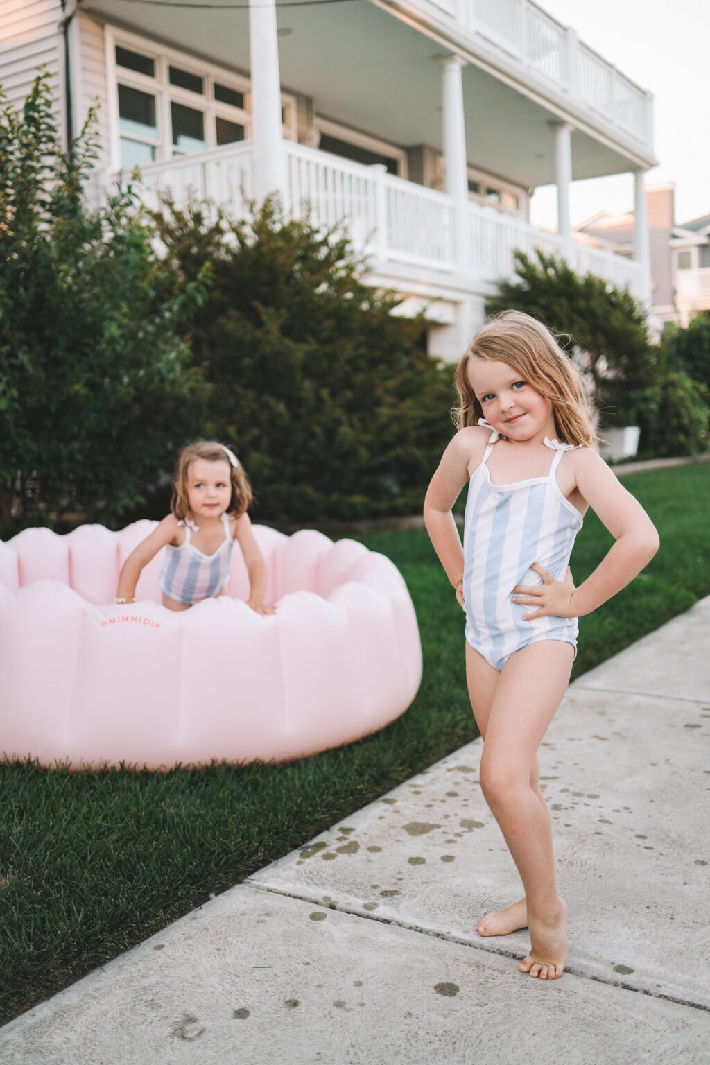 Pink Scalloped Kids' Pool | Kelly in the City | Lifestyle Blog