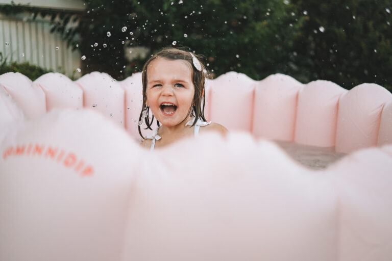 Pink Scalloped Kids' Pool | Kelly in the City | Lifestyle Blog