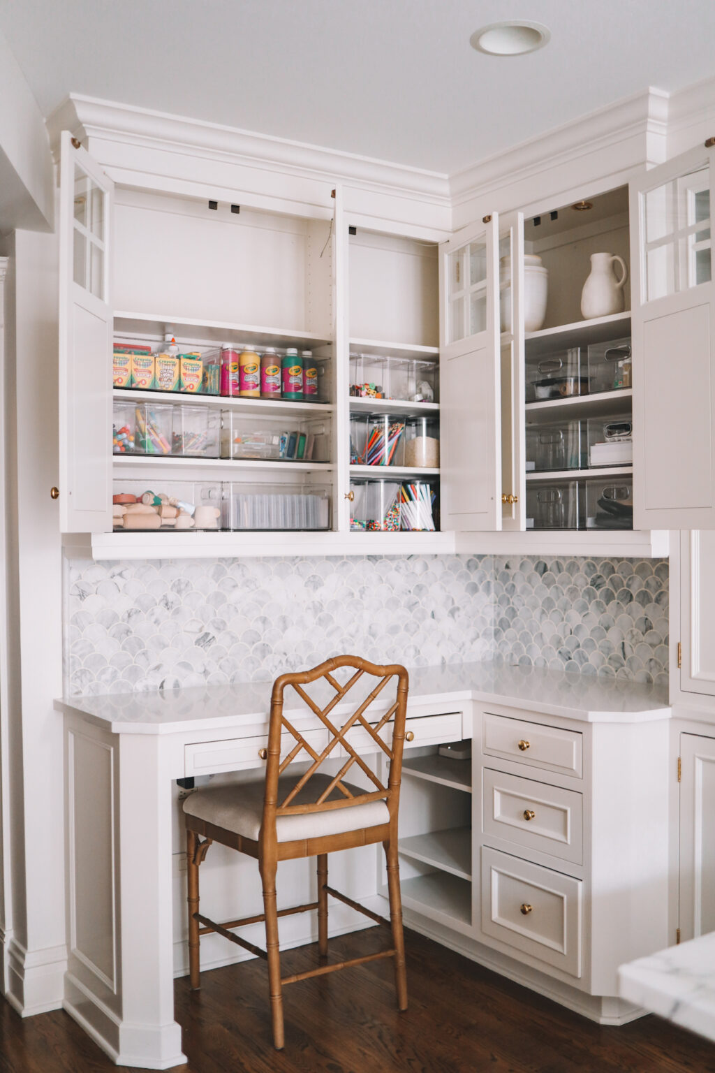 How I Organized Our Craft Cabinets | Kelly in the City