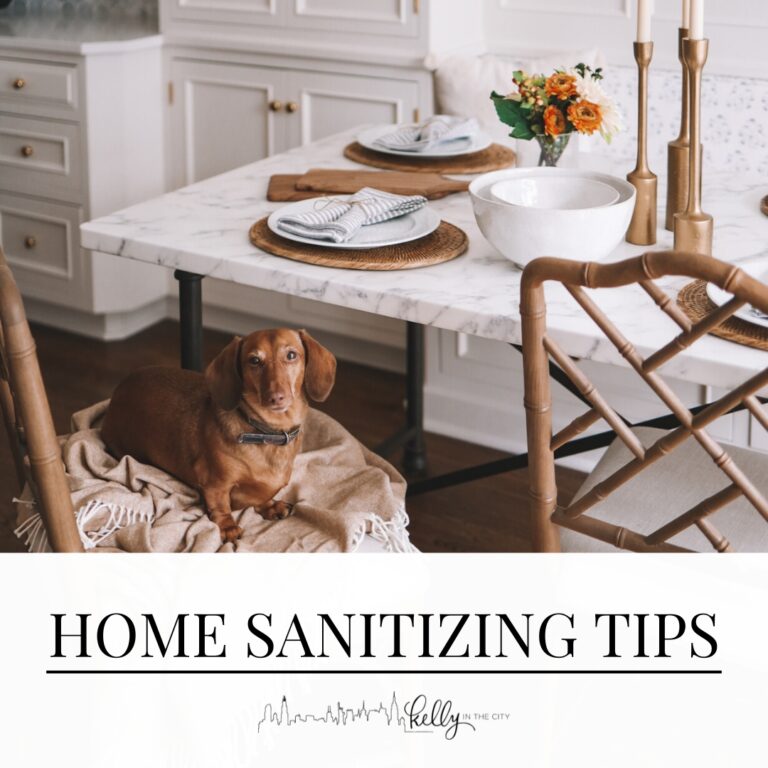 12 Home Sanitizing Tips | Kelly in the City | Lifestyle Blog