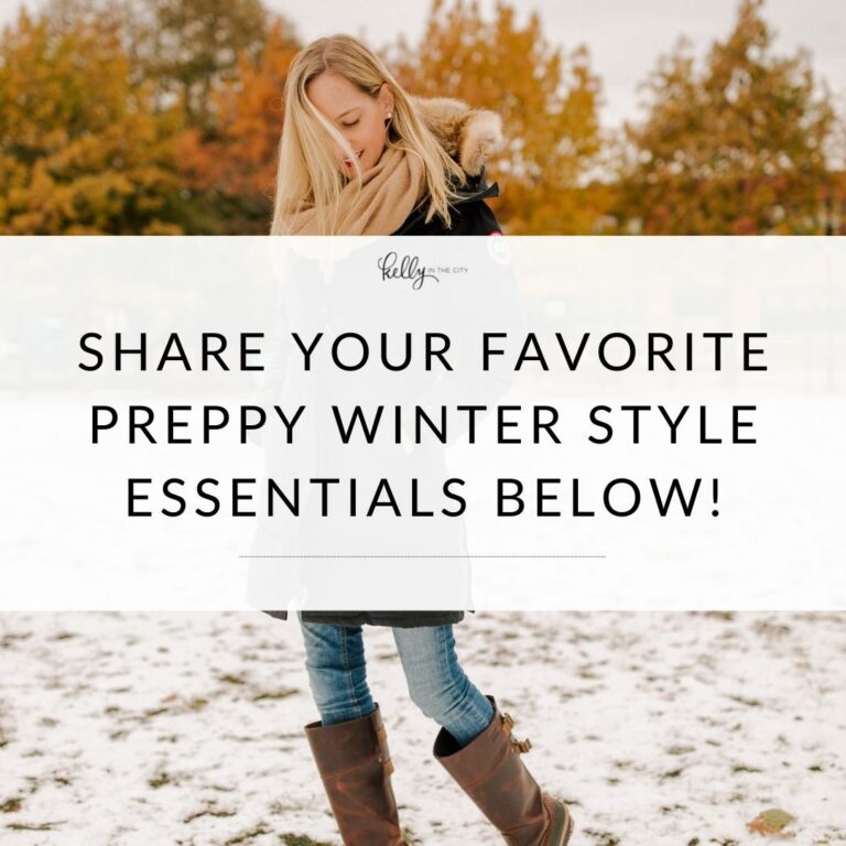 Preppy Winter Outfits | Kelly in the City | Lifestyle Blog